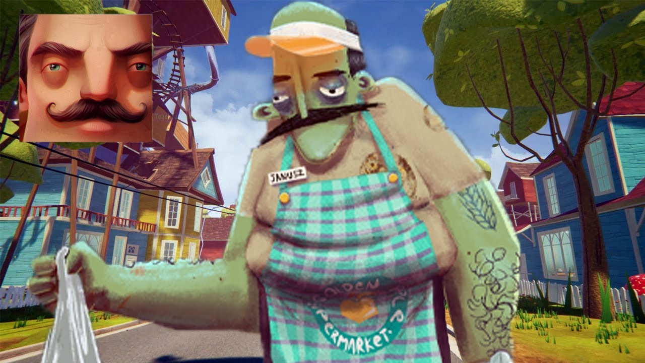 I Made Baker JanusZ in Hello Neighbor Act 2 Door - YouTube