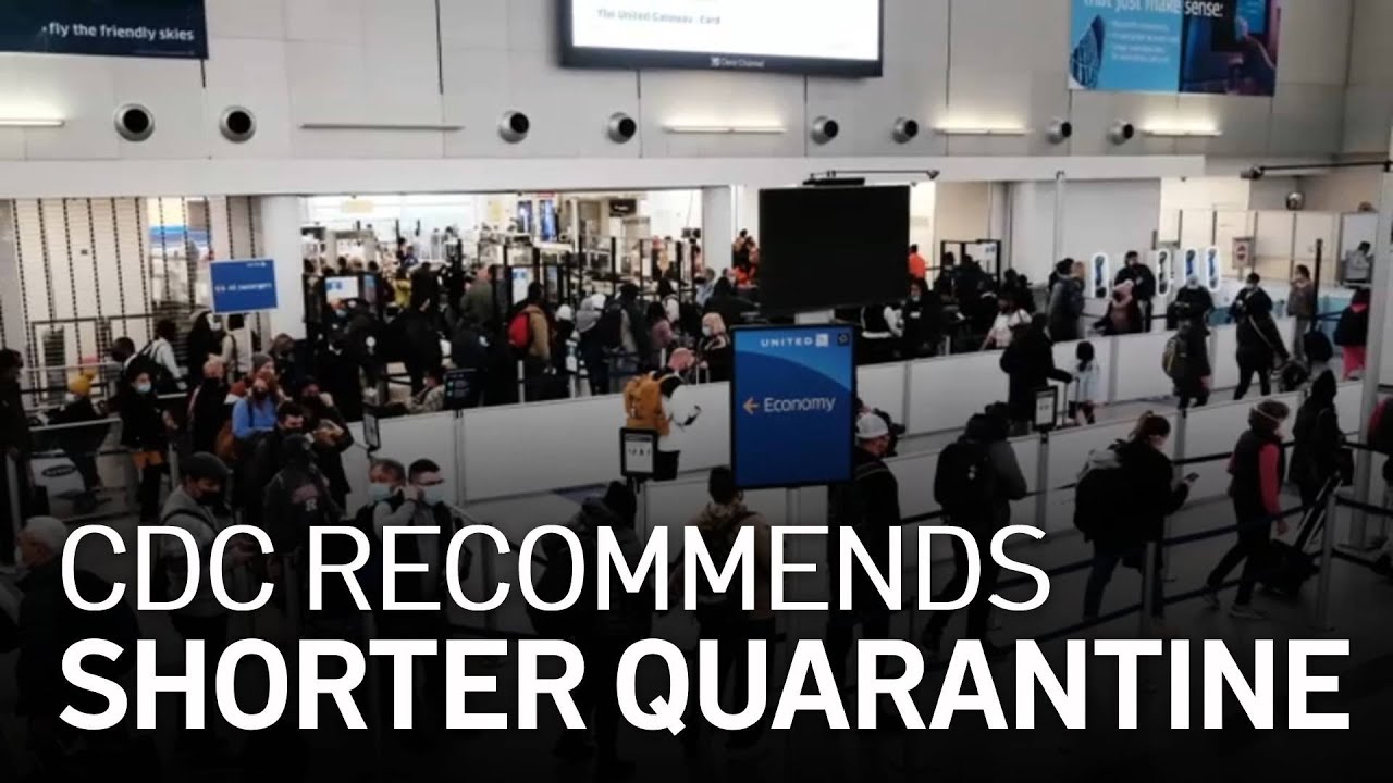 CDC Reduces Recommended COVID-19 Quarantine Time to 5 Days - YouTube