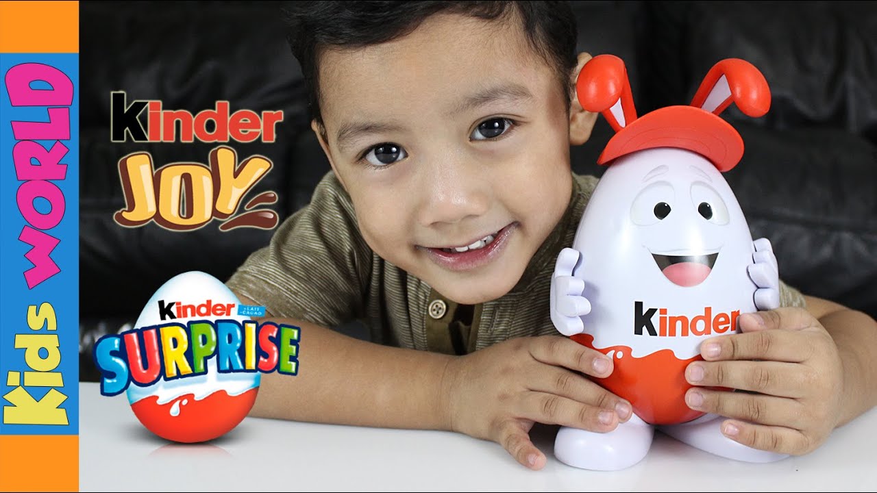 BIG Kinder Easter Bunny Surprise Egg | Charlie's Kids World - YouTube