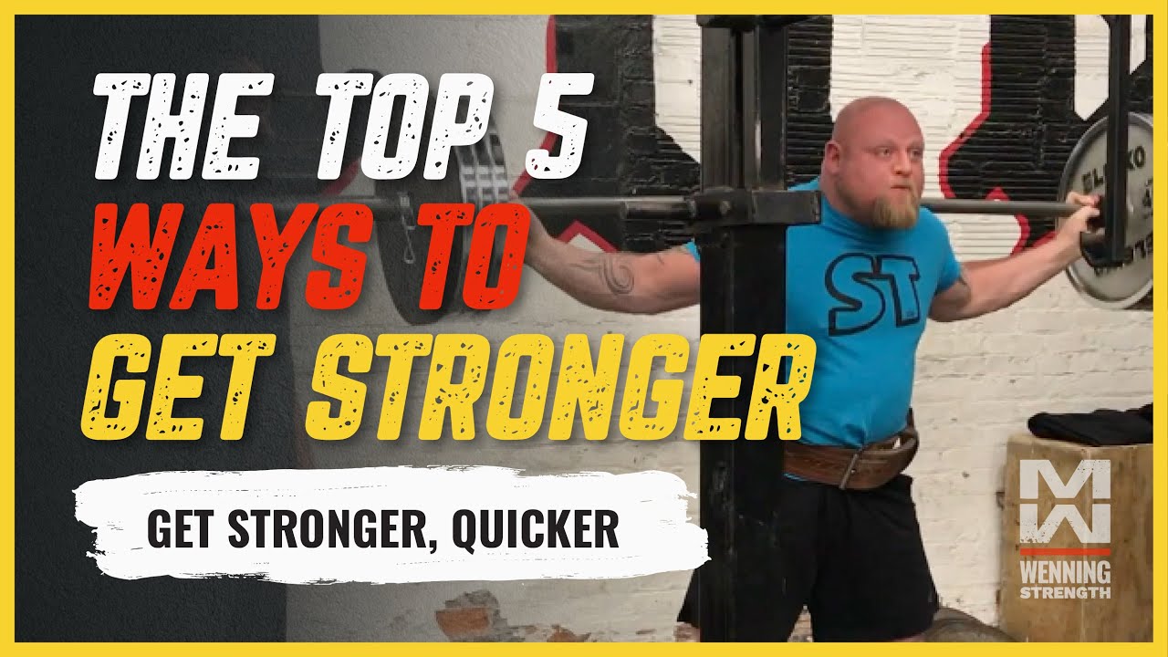 5 Ways To Enhance Your Strength Training Program (Get Stronger, Quicker ...