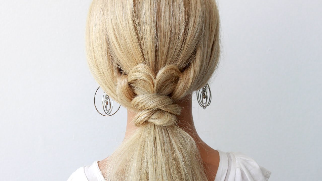 😱 Super easy and fun ponytail - YouTube