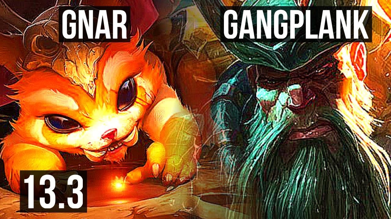 GNAR vs GP (TOP) | 1.7M mastery, 500+ games, Godlike, 9/3/8 | EUW ...