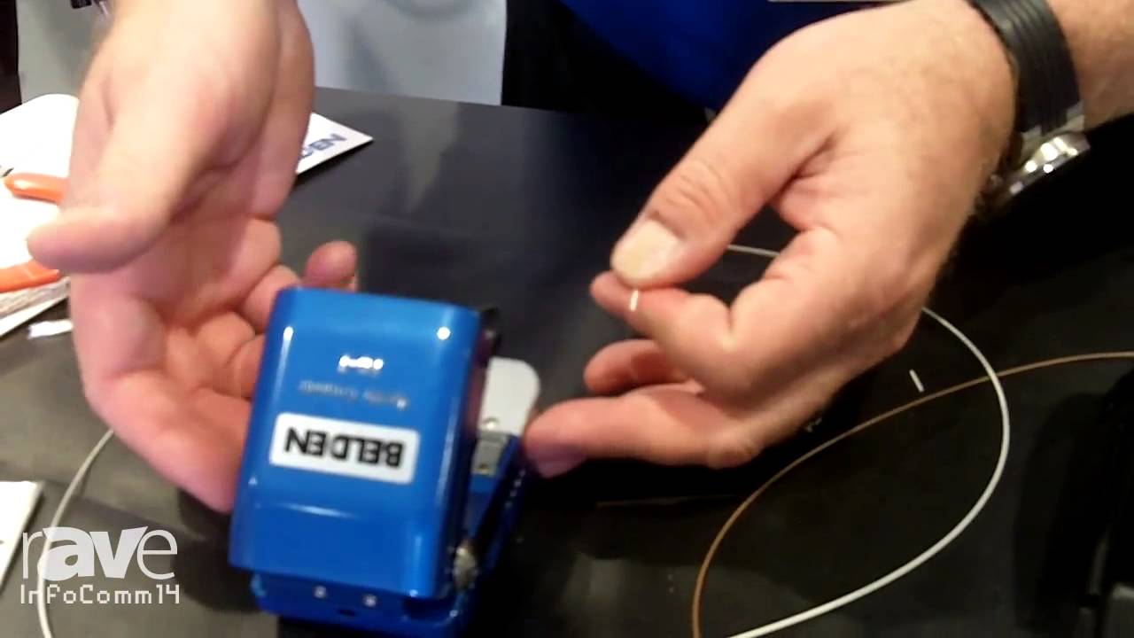 InfoComm 2014: Belden Demos the Field Termination Fiber Connector - YouTube
