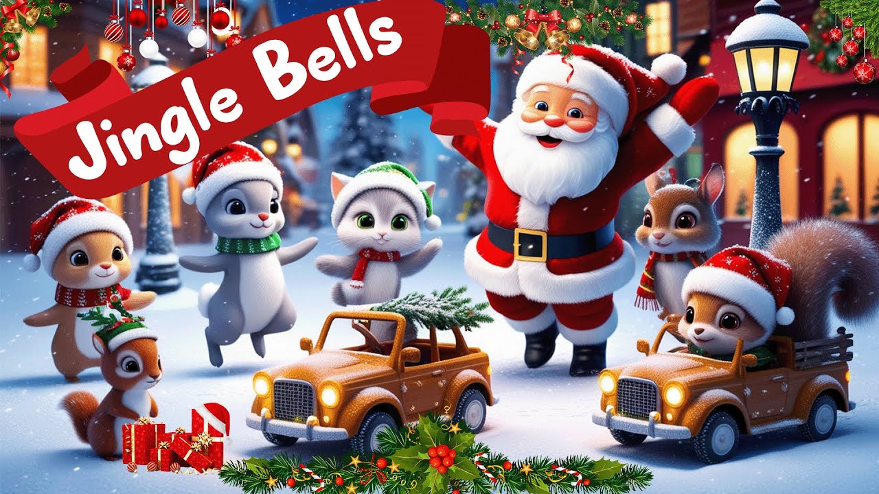 Jingle bells Christmas song with lyrics | Christmas songs and Carols HD ...