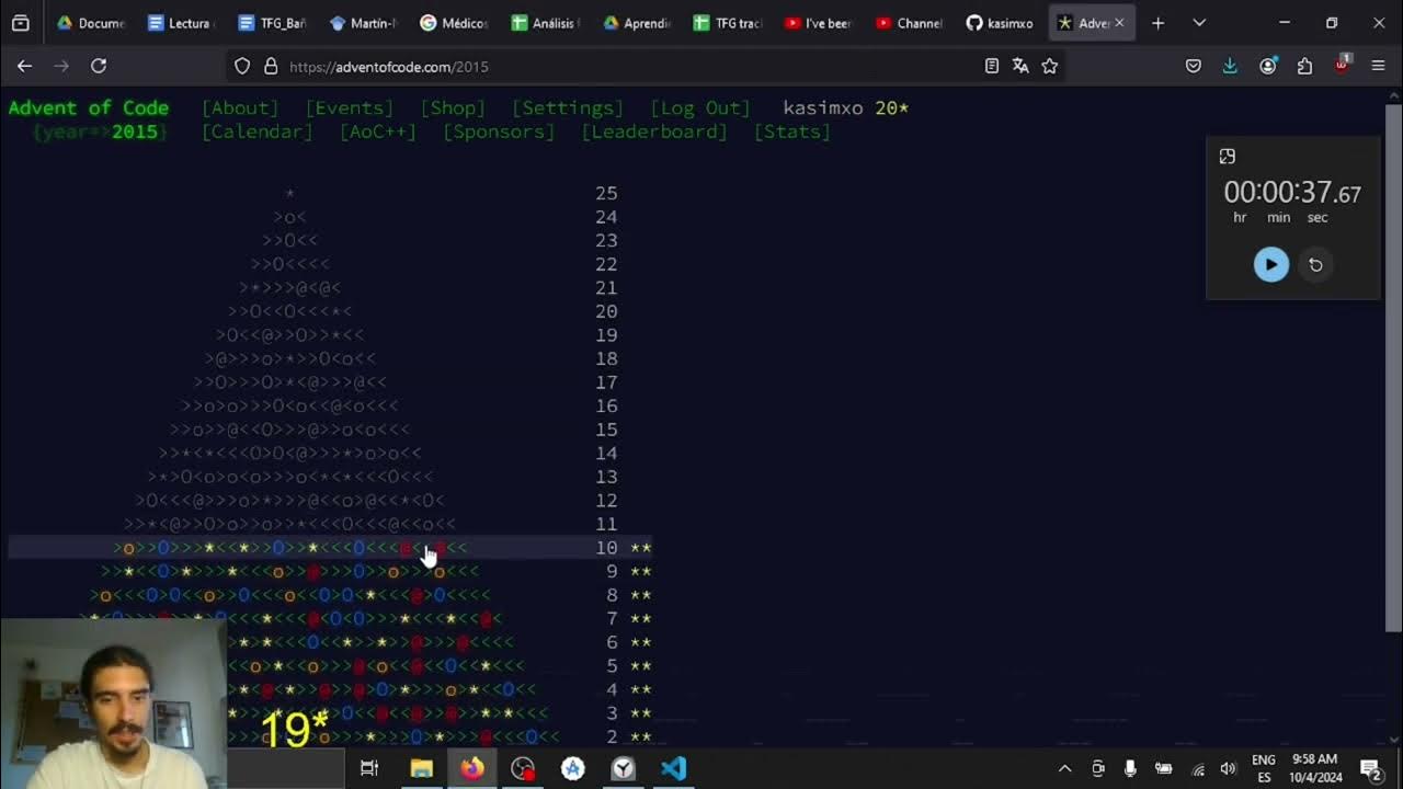 Aprendiendo Javascript con Advent of Code: EP20 NEW RECORD - YouTube