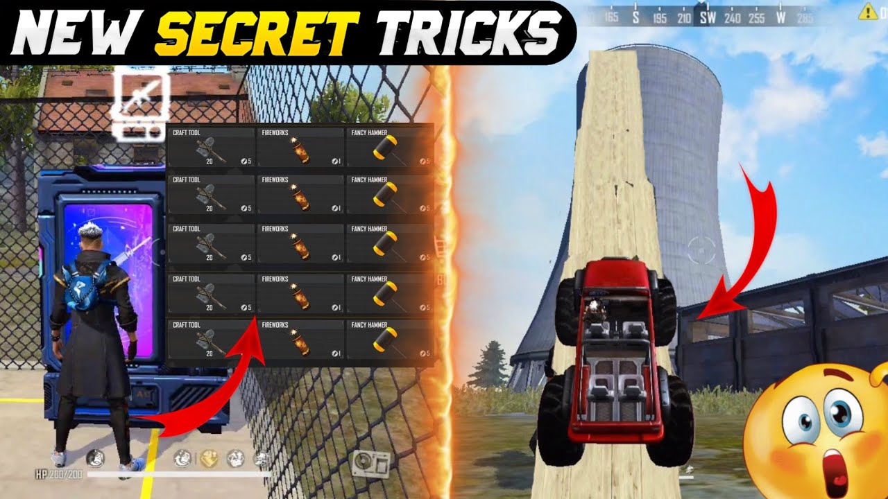 TOP 5 UNKNOWN TRICKS IN FREE FIRE | 5 SECRET CRAZY SECRET TRICKS IN ...
