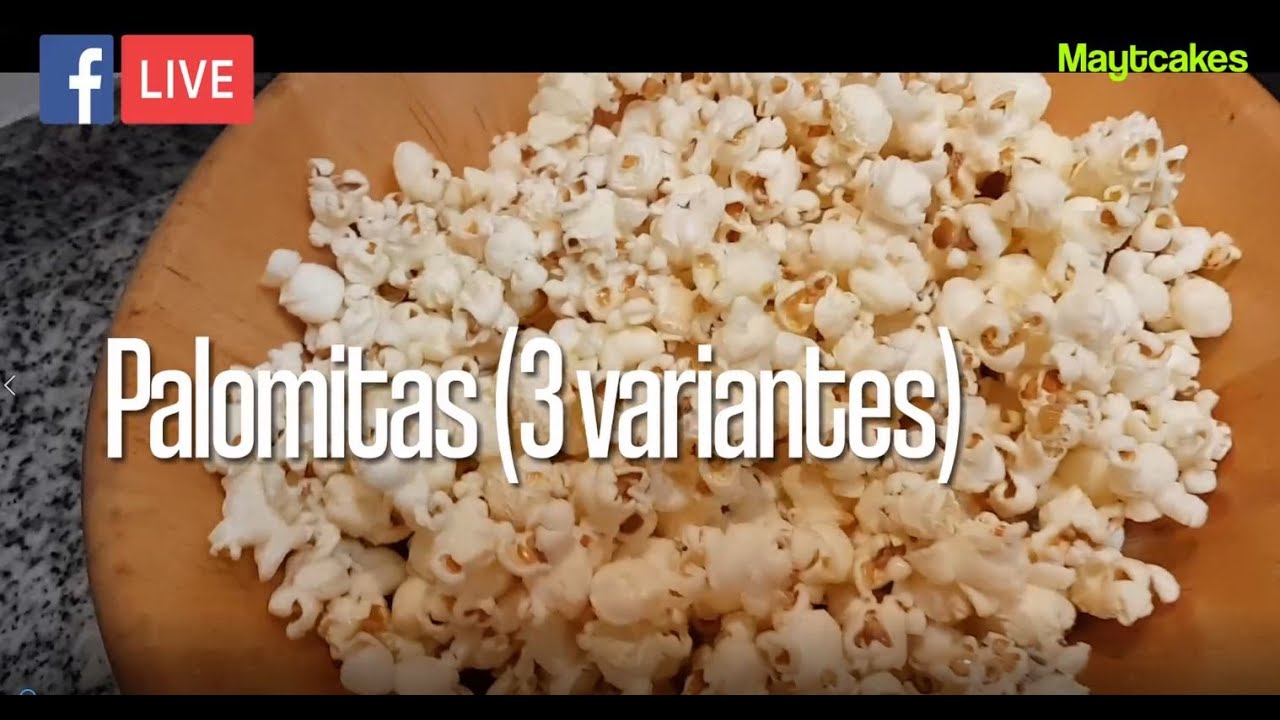 Palomitas 3 variantes: saladas, azucaradas y al caramelo - YouTube