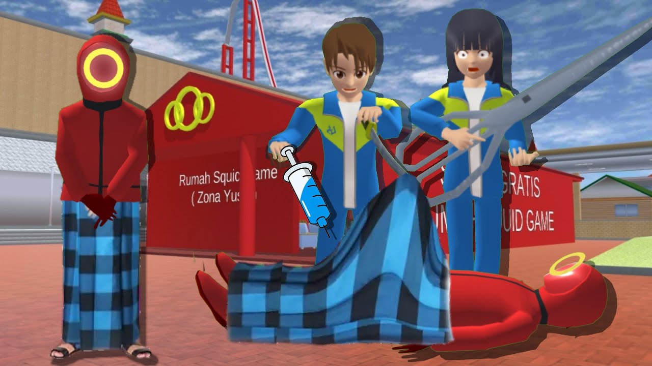 Yuta Mau Sunat Manusia Squid Game Mio Takut Dan Panik 😱 | Sakura School Simulator - YouTube