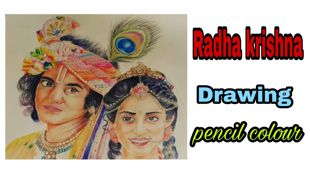 Radha krishna Special Drawing Serial Sumedh Mudgalkar And Mallika Singh ...