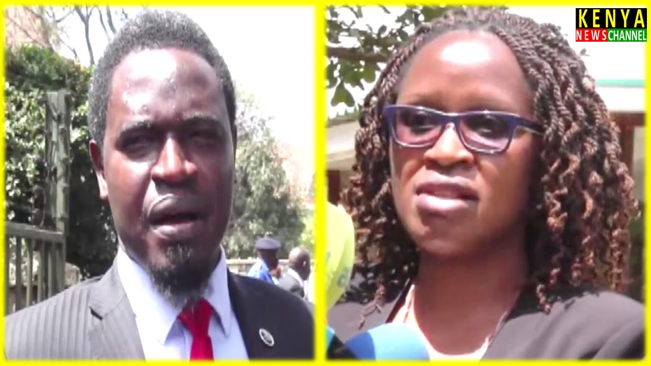 Drama at LSK offices - Nelson Havi vs CEO Mercy Wambua - YouTube