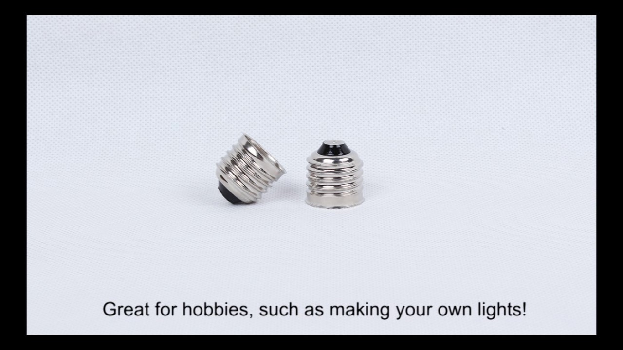 13444 E27 Solderable screw base. - YouTube