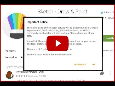 Exporting Data from your Sony Sketch app - YouTube