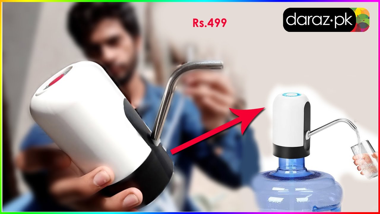 Automatic Electric Water Dispenser Pump Rechargeable Portable USB ...