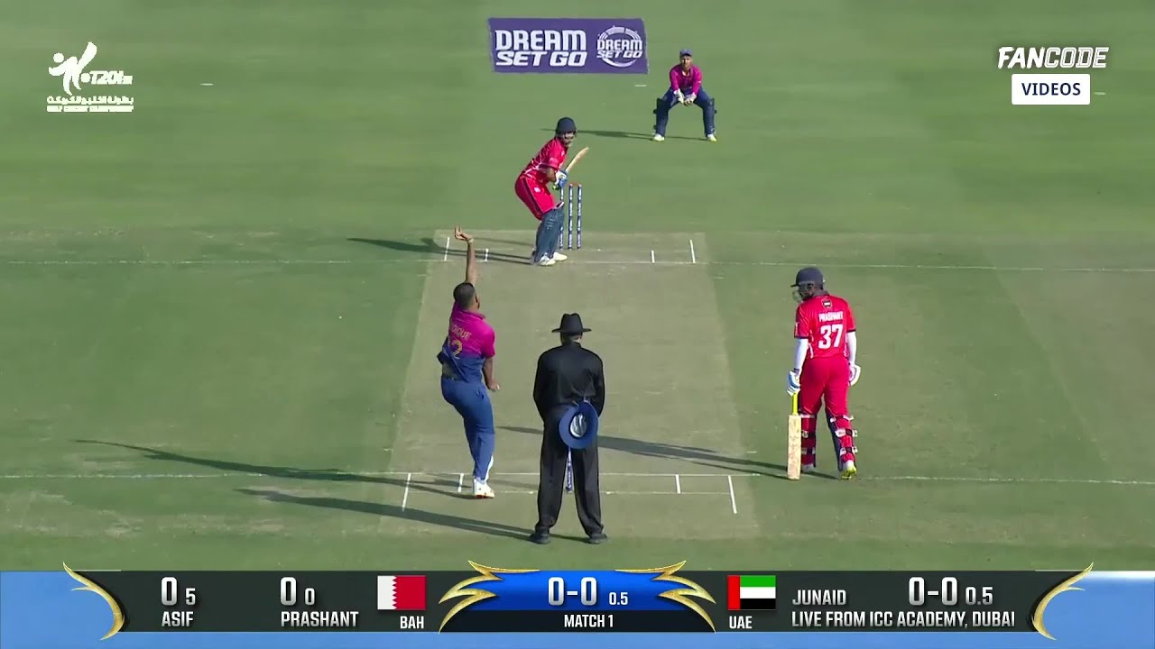 Bahrain vs United Arab Emirates | Men's Gulf Cricket T20I Championship ...