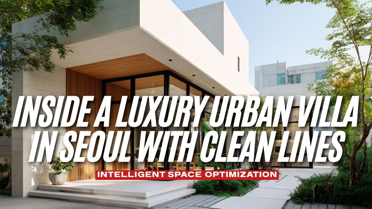 Inside a Luxury Urban Villa in Seoul with Clean Lines and Intelligent ...