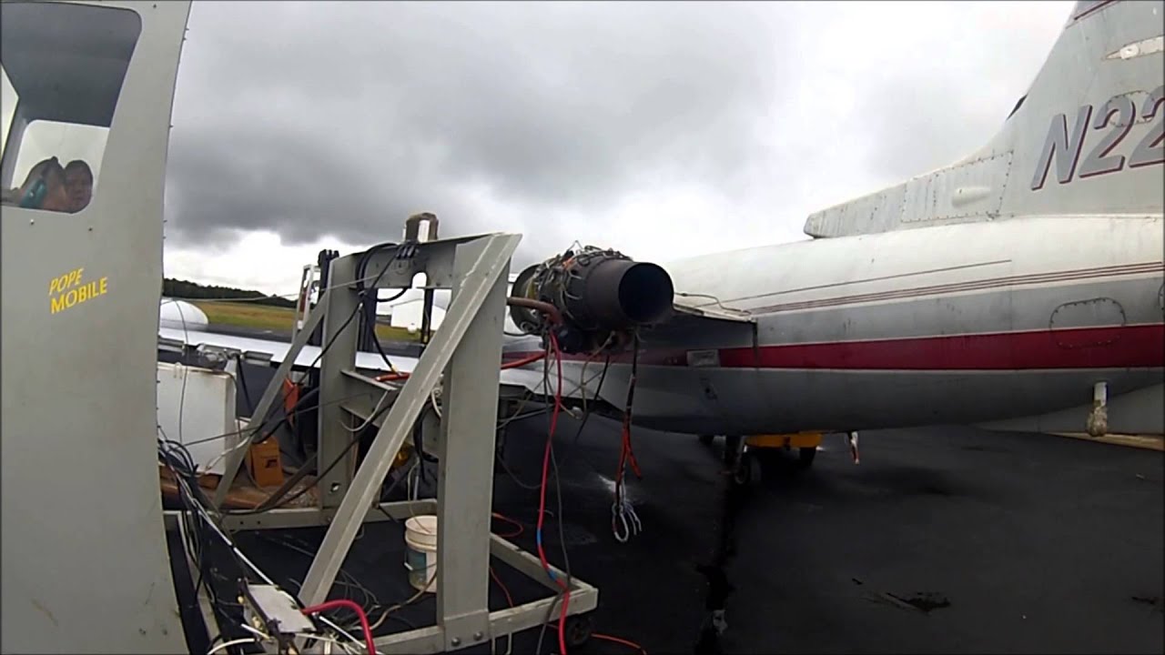 CJ610-6 Start up and run - YouTube