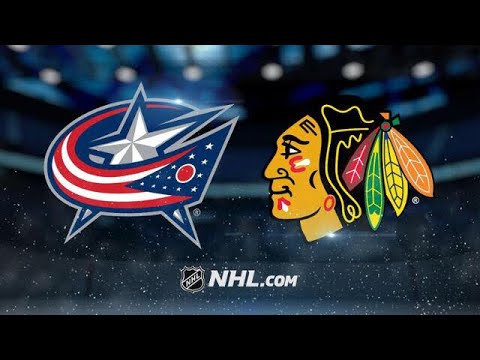 COLUMBUS BLUE JACKETS VS CHICAGO BLACKHAWKS 10/7/17 - YouTube