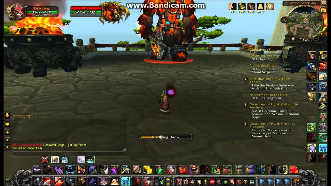 World of Warcraft Ordos Spell reflection - YouTube