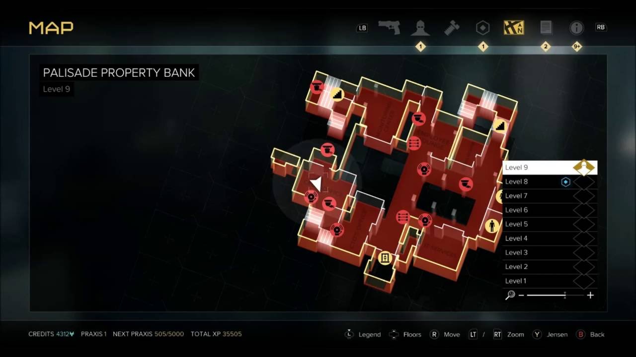 Deus Ex Mankind Divided Dig Up CEO Dirt at Palisade Bank - YouTube