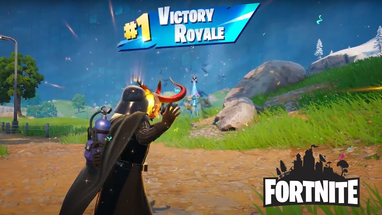 Fortnite Chapter 6 Season 1 Victory Royale Solo using the Darth Vader ...