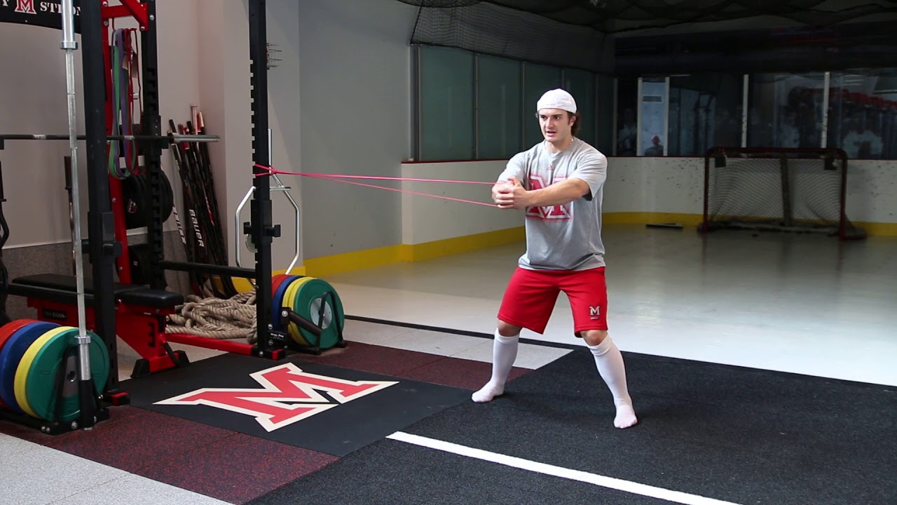 Band Anti Rotation Walkouts - YouTube