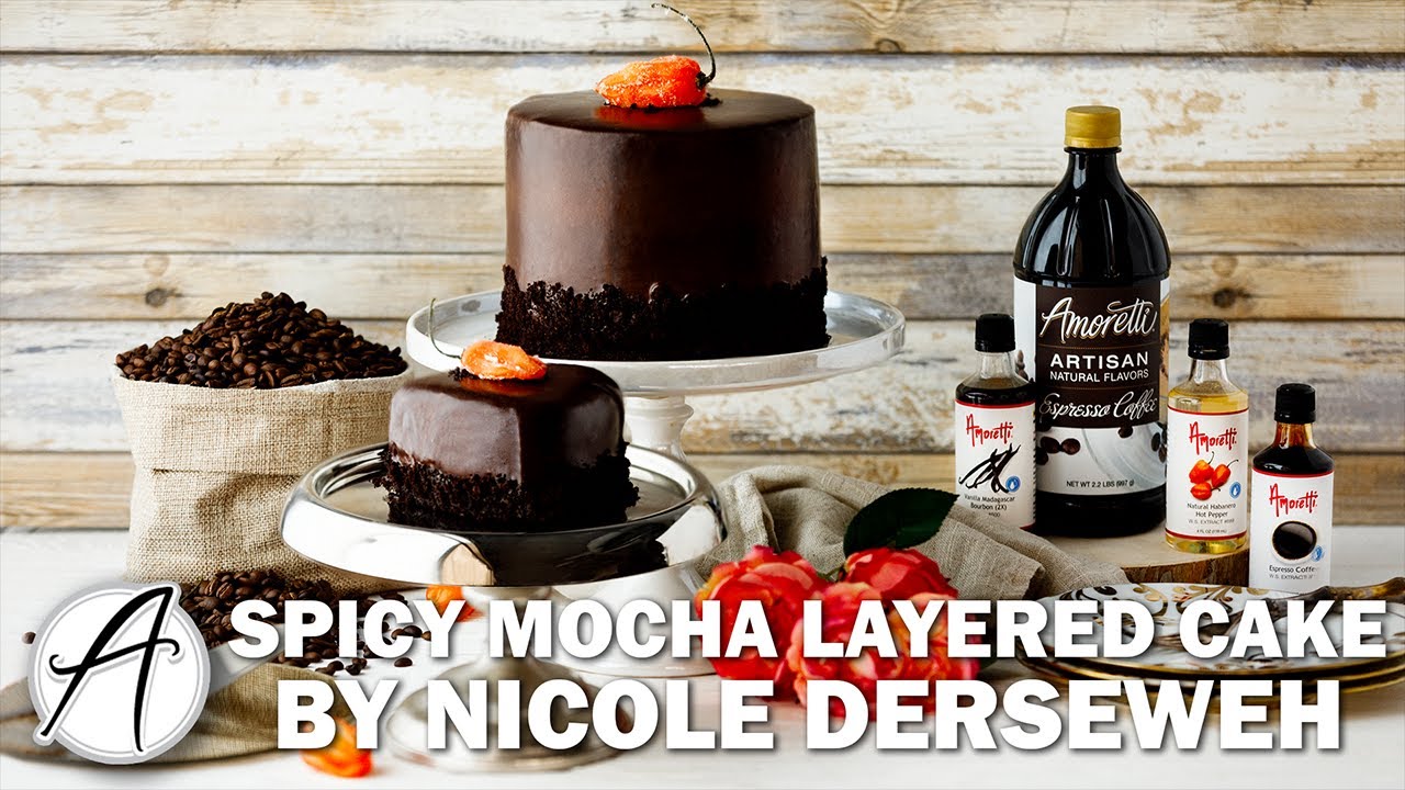 Vegan Spicy Mocha Layered Cake by Nicole Derseweh | Dairy Free ...