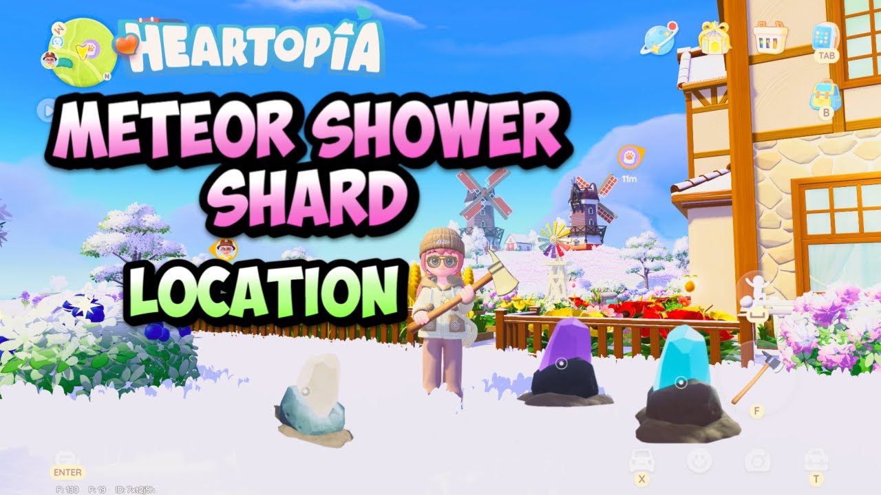 How To Find All The Meteor Shower Shard Locations in HEARTOPIA !! - YouTube