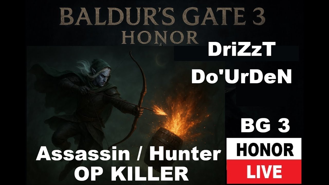 #12 BG3 Baldur's Gate 3 HONOR mode On Live Final Emerald Grove Battle ...