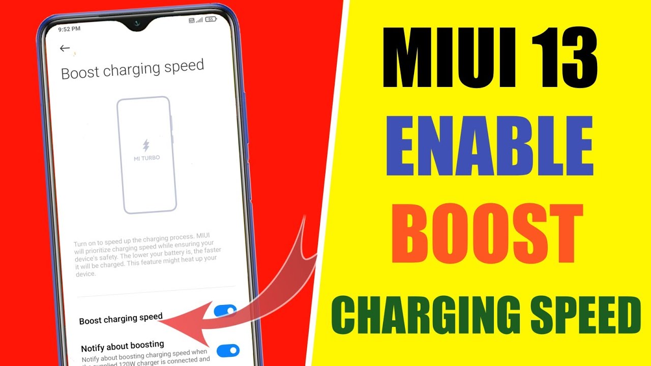 Poco M3 Enable MIUI 13 Boost Charging Speed | How To Enable MI Turbo ...