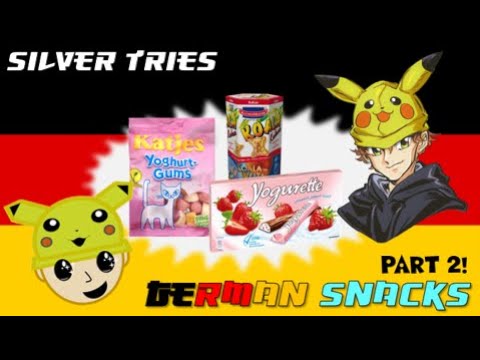 SILVER TRIES GERMAN SNACKS #2 | YOGURETTES, YOGHURT-GUMS & KOALA MILCH!