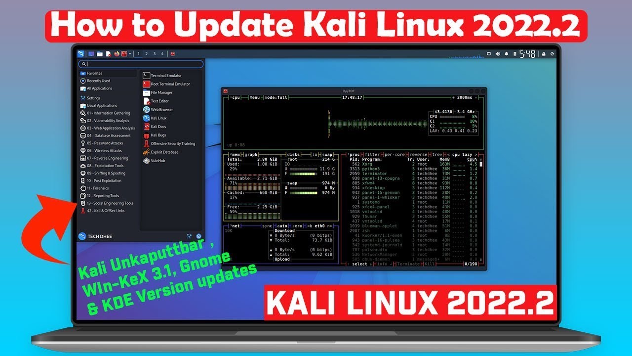Update Kali Linux into the Latest Release | Kali Linux 2022.4 #2 - YouTube