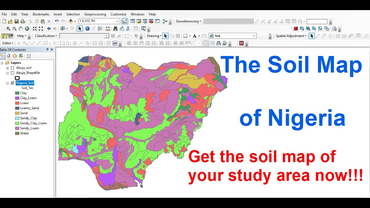 The Soil Map Of Nigeria - YouTube