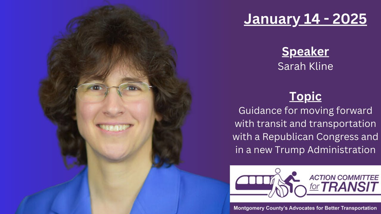 Sarah Kline: Moving forward with transit & transportation with a Republican Congress & Trump ...