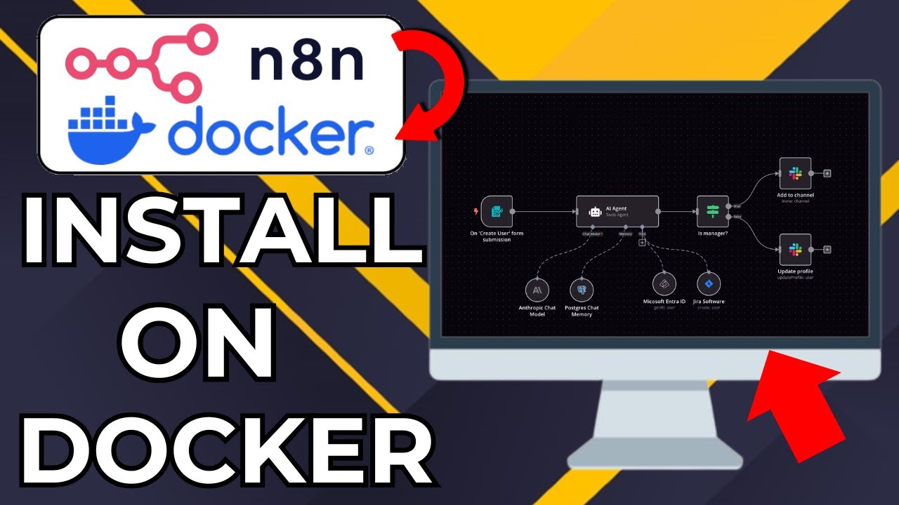 HOW TO INSTALL N8N ON DOCKER (2025) - YouTube