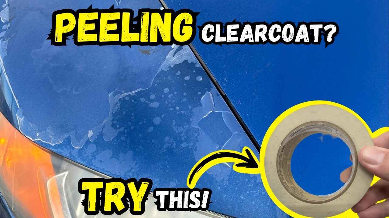 How To Repair PEELING Paint - YouTube