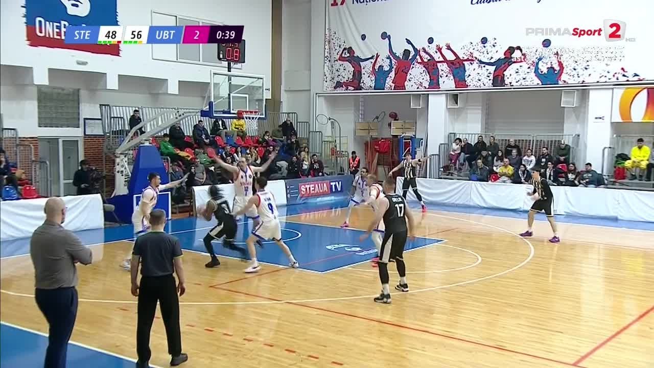 Baschet, Liga Naţională: Steaua - UBT Cluj. Înregistrarea meciului ...