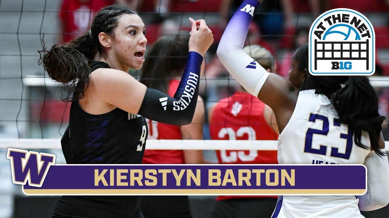 Spotlighting Kierstyn Barton | Washington Volleyball | At The Net - YouTube