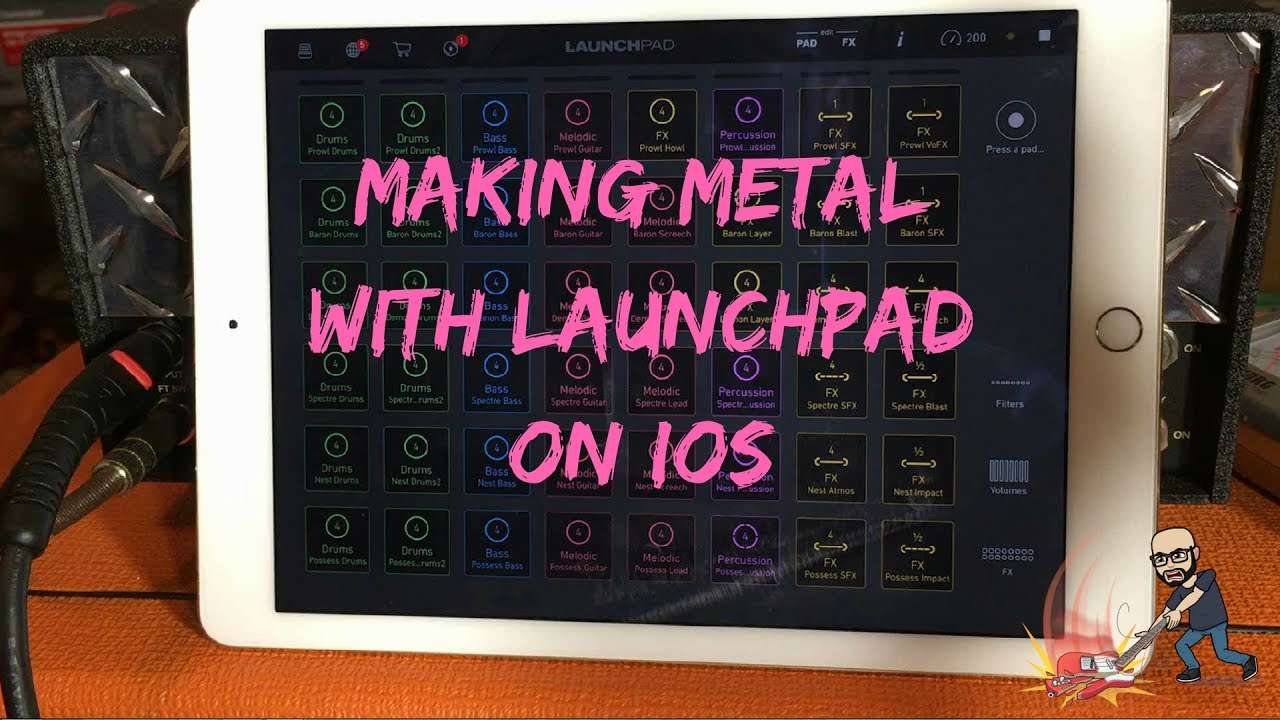 Making Metal with LaunchPad for iOS - Metal Music Foundry - YouTube