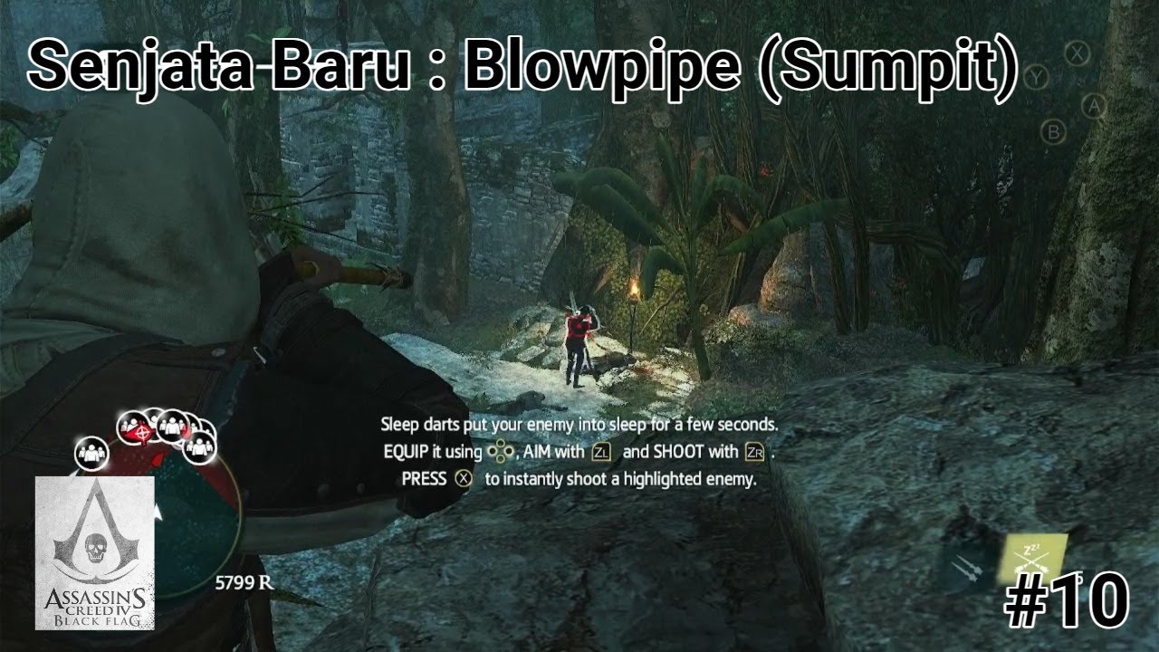 Senjata Baru : Blowpipe (Sumpit) - Assassin Creed : Black Flag ...