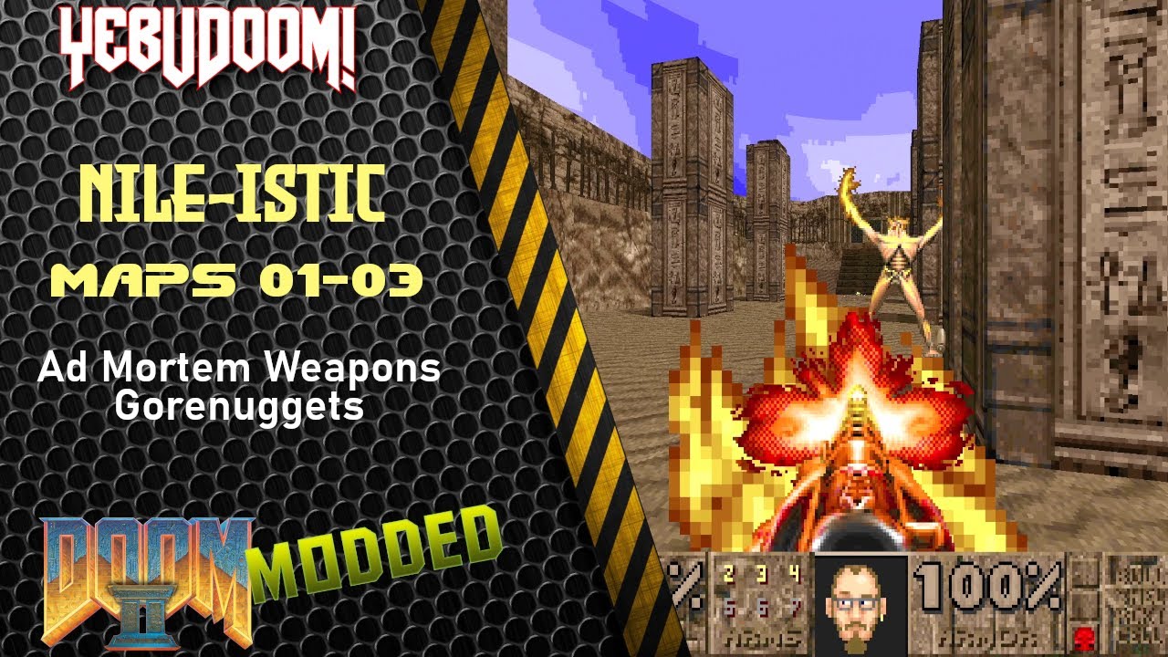 [PL] [Doom II] Nile-istic (1/3) | Maps 01-03 | Mod: Ad Mortem Weapons ...