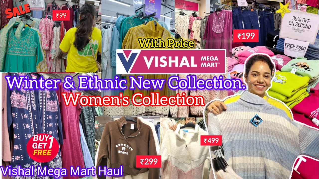 Vishal Mega Mart Winter Offers 2025 | Winter & Ethnic New Women's ...