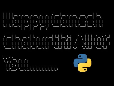 Ascii Art In Python | Ganesh Chaturthi Special | Python Tutorial ...