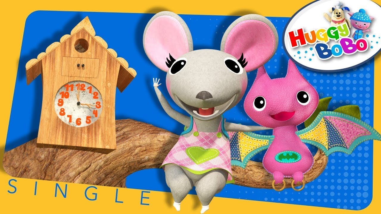 Hickory Dickory Dock | Nursery Rhymes | By HuggyBoBo - YouTube