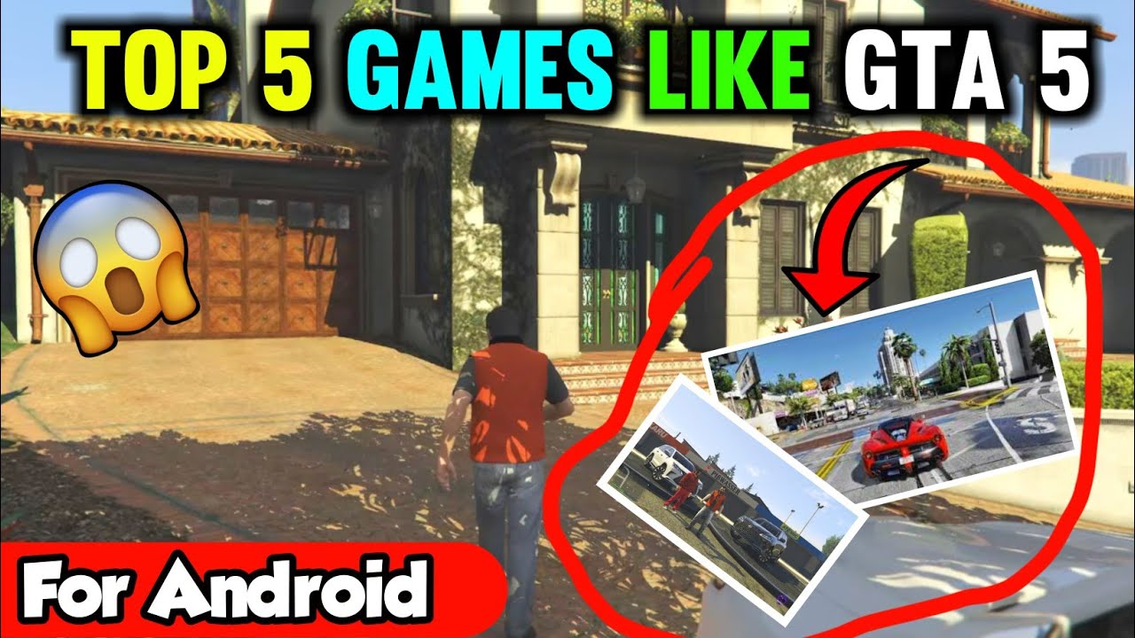 {Top 5 } Games Like Gta 5 For Android || Best Gta 5 Games For Android ...