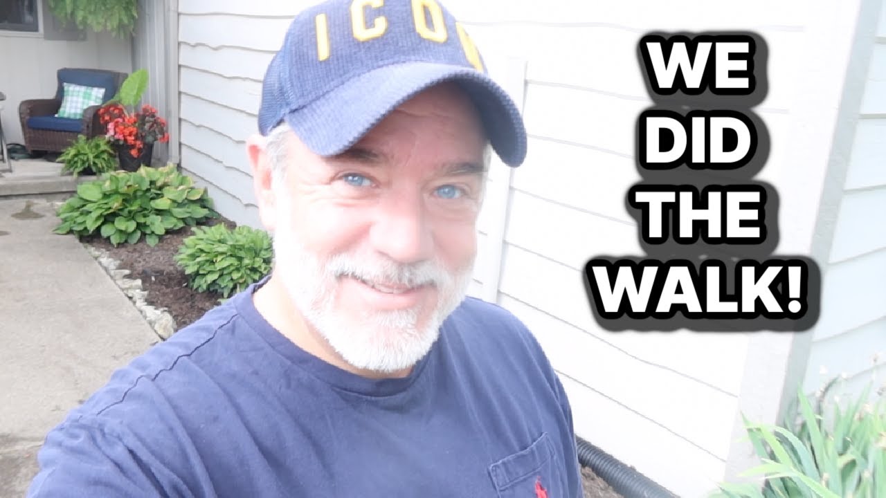 WE FINISHED THE FRONT WALK! - YouTube