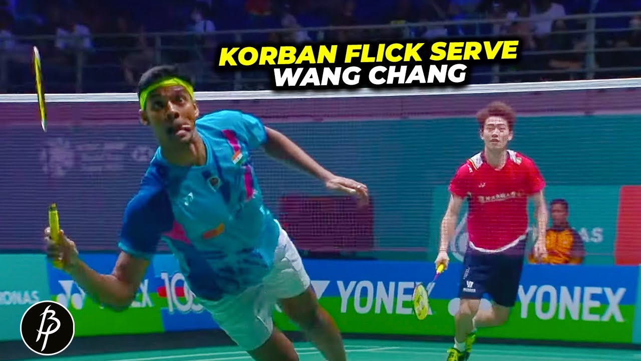 Flick Serve Wang Chang Emang Edan..!, Servis Kevin Sanjaya Kalah - YouTube