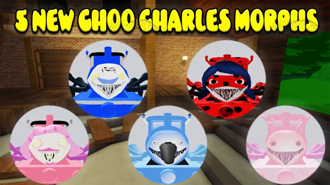UPDATE 62 - UNLOCK 5 NEW MORPHS in Choo Charles Morphs - ROBLOX - YouTube
