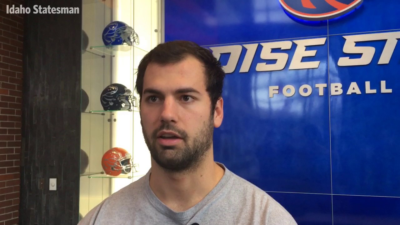 Boise State TE Jake Roh feeling healthy in spring practices - YouTube