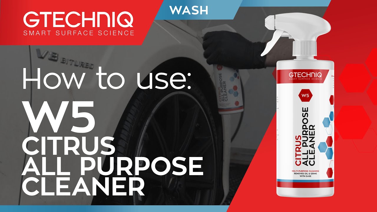 How to use: W5 Citrus All Purpose Cleaner - YouTube