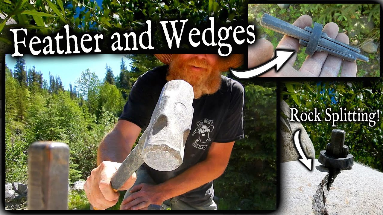 How To Use Feather And Wedges Breaking Rocks Made Easy YouTube how-to-use-feather-and-wedges-breaking-rocks-made-easy-youtube